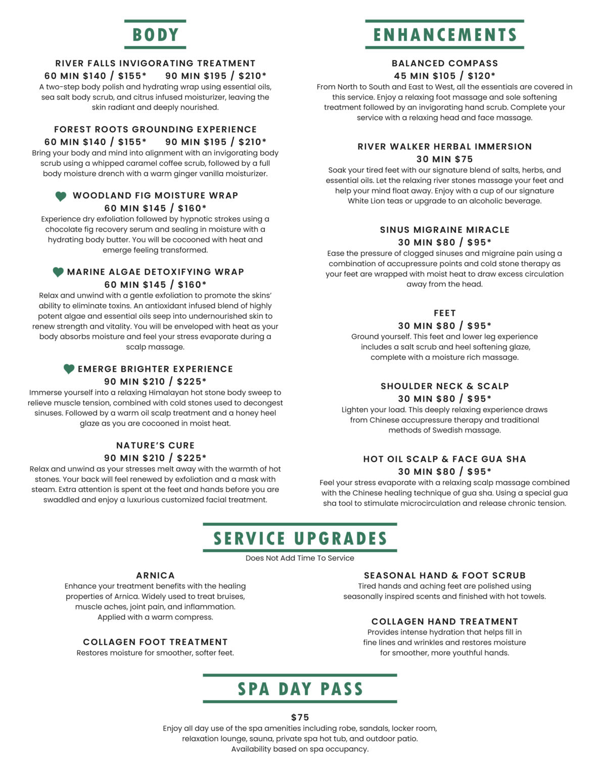 The Lodge Spa - Tailwater Lodge